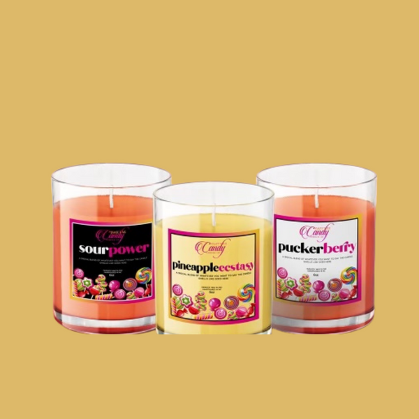 Candy Bag- Candle Gift Set Bundle 8oz – SweetAs_Candy_Candles